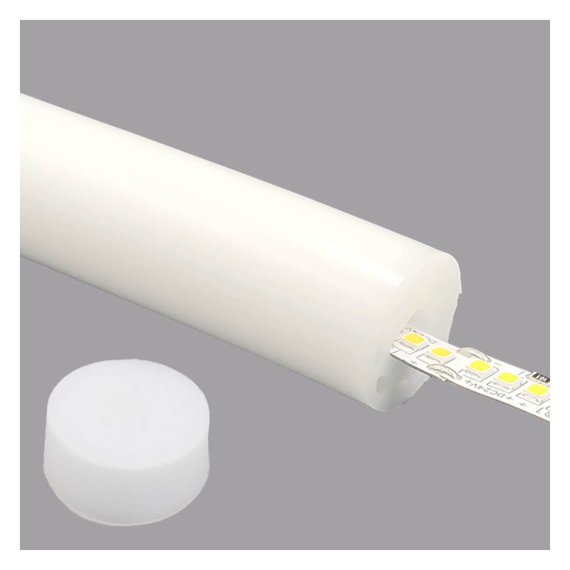 Tuyau de silicone LED | FLEX D22 | 50m | Coupe sur mesure | Pour bandes ...